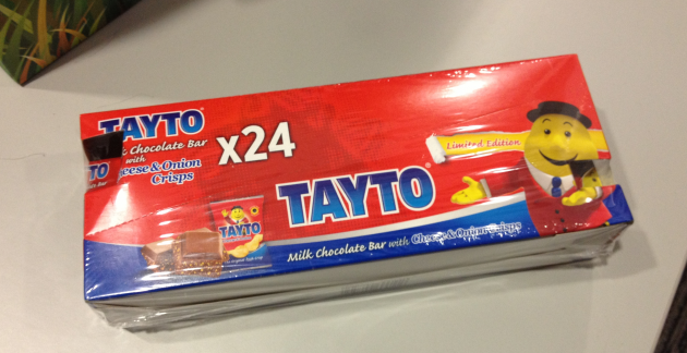 There are just 24 Tayto chocolate bars in the whole of Australia…