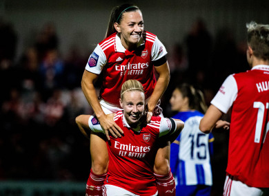 Beth Mead scores twice as Arsenal thrash Brighton in WSL opener · The42